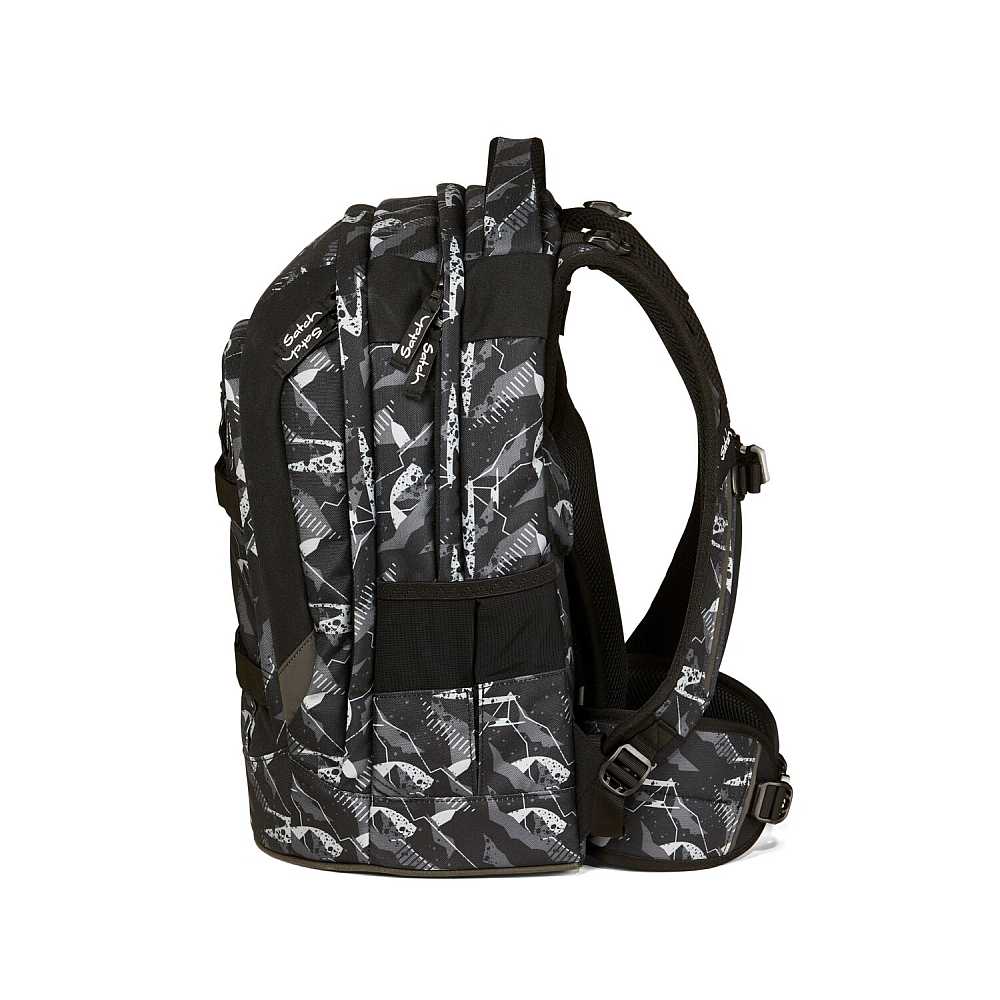 Satch Pack Schulrucksack Mountain Grid 30l Rucksack schwarz grau Swaps
