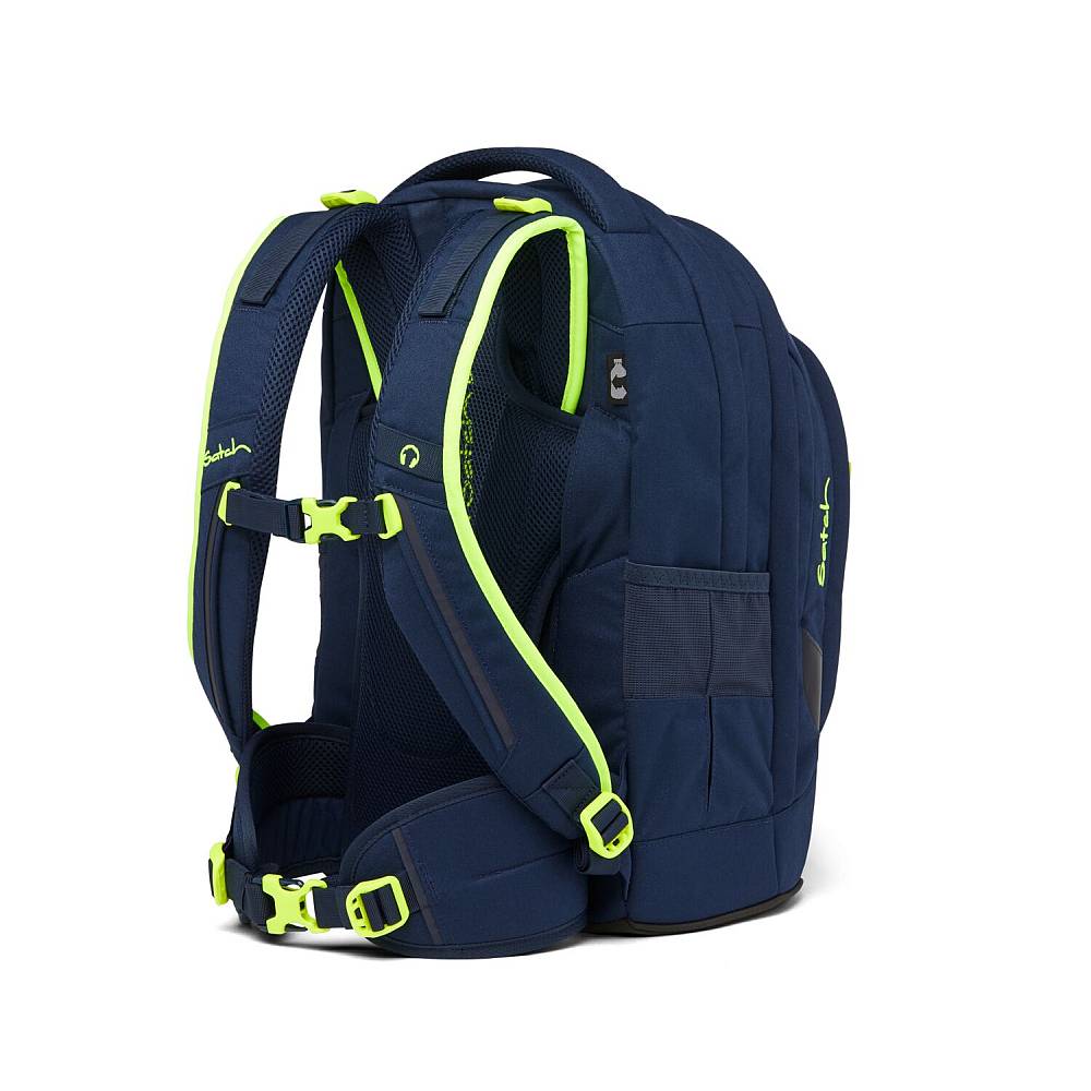 Satch Pack Schulrucksack Toxic Yellow 30l Rucksack blau gelb Swaps