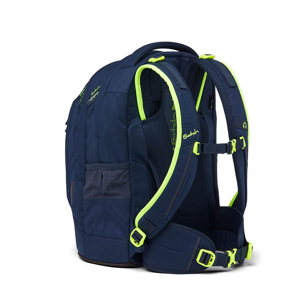 Satch Pack Schulrucksack Toxic Yellow 30l Rucksack blau gelb Swaps