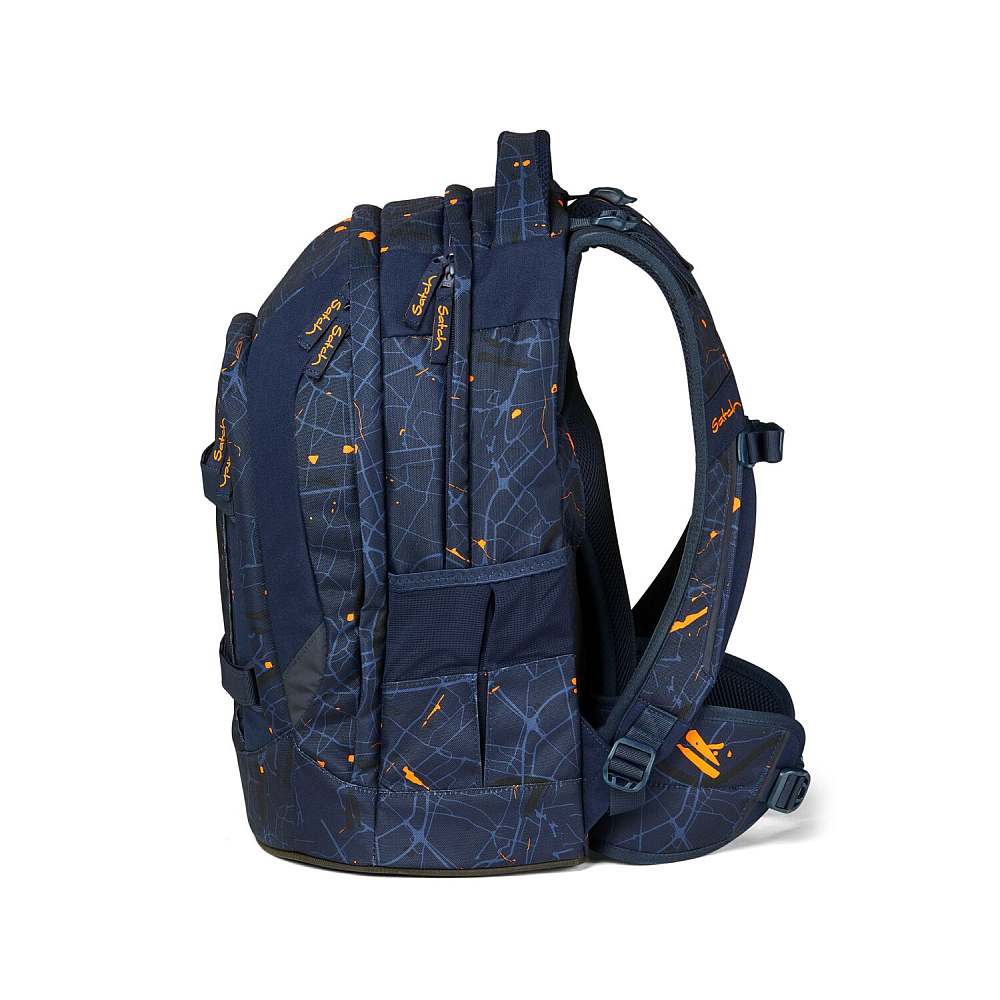 Satch Pack Schulrucksack Urban Journey 30l Rucksack blau Orange Swaps