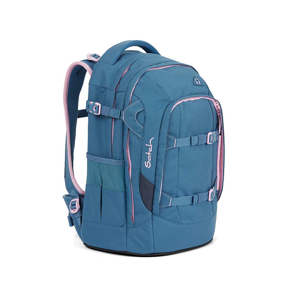 Satch Pack Schulrucksack Deep Rose 30l Rucksack blau rosa