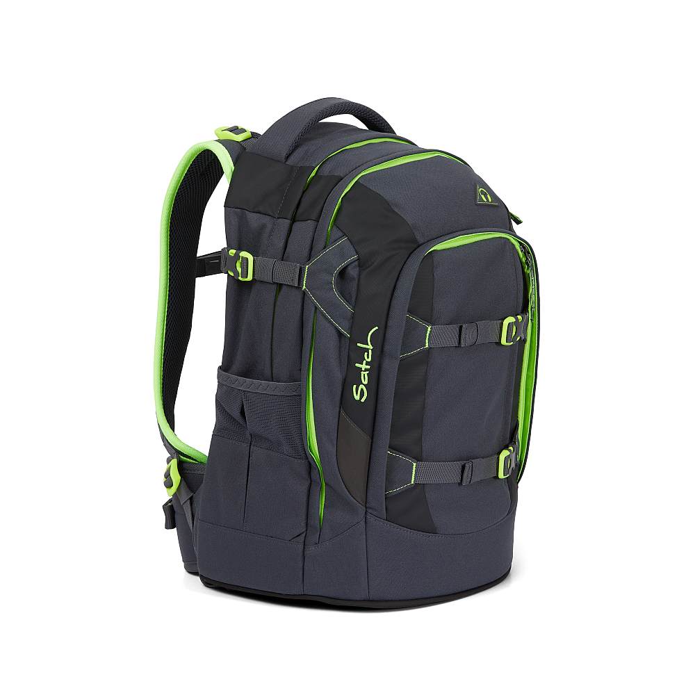 Satch Pack Schulrucksack Phantom 30l Rucksack Grau Grün NEU