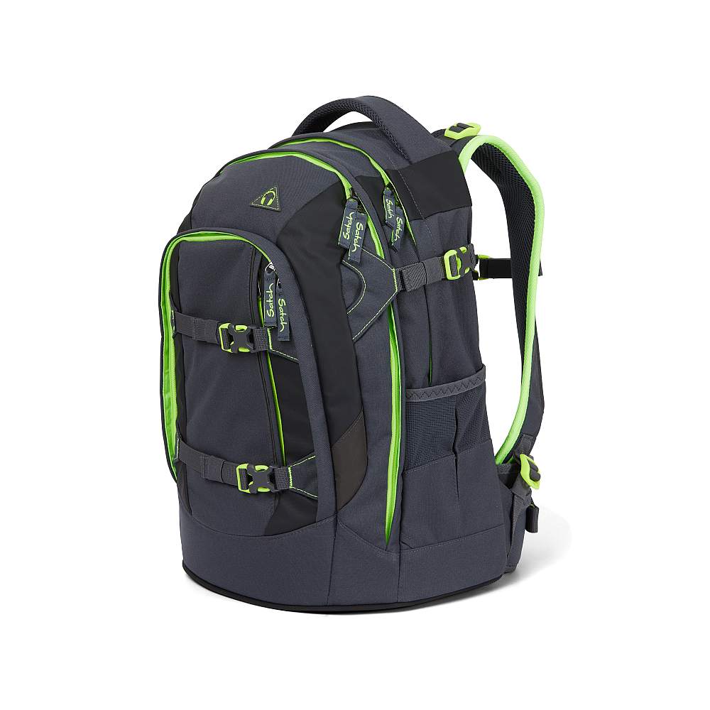 Satch Pack Schulrucksack Phantom 30l Rucksack Grau Grün NEU
