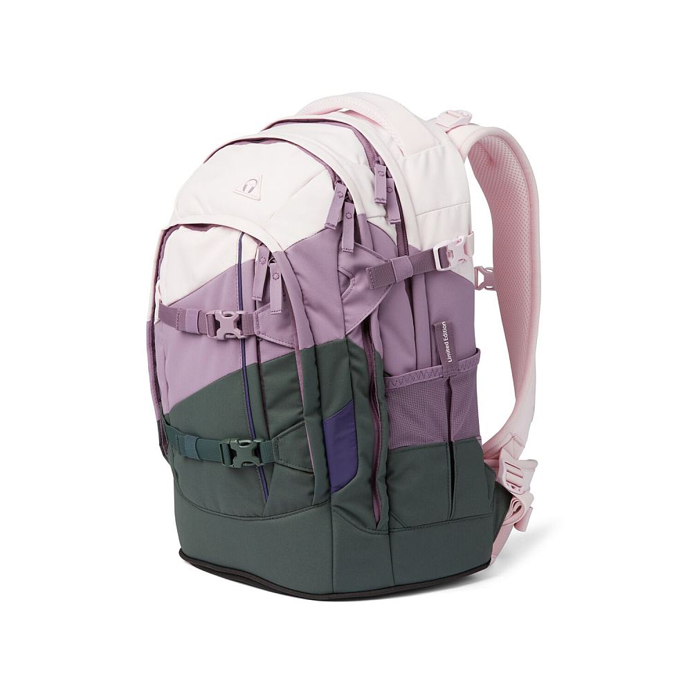 Satch Pack Schulrucksack Right Now 30l Rucksack olive lila rosa